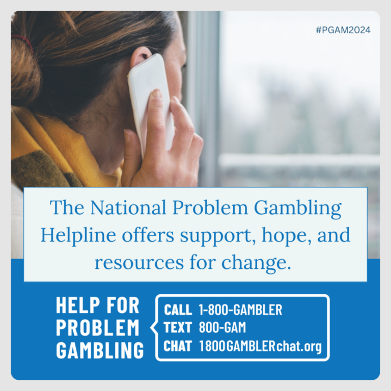 Problem Gambling Awareness Month (PGAM) Toolkit - National Council on Problem Gambling