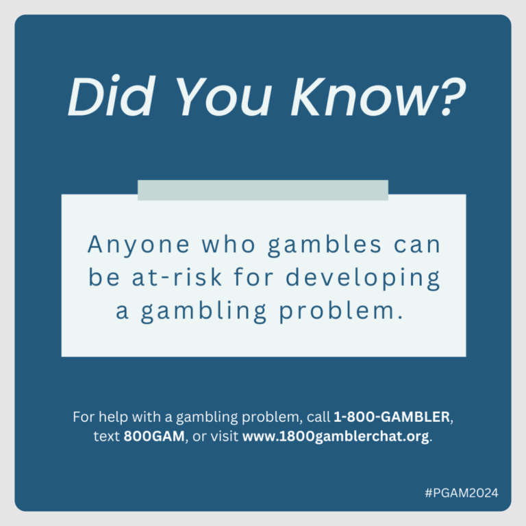 Problem Gambling Awareness Month (PGAM) Toolkit - National Council on ...